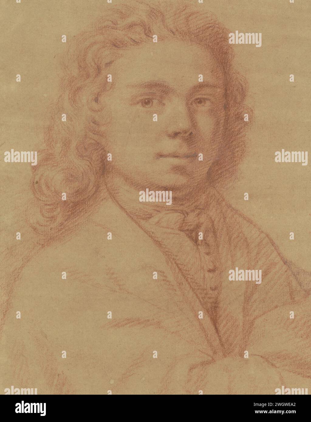 Self -portrait of the draftsman Hendrik van der Vugt, Hendrik van der ...