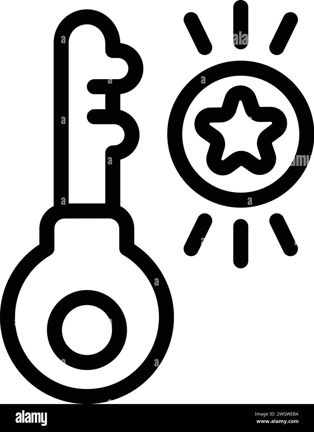 Key feature icon outline vector. Principle choice. Office policy rule ...