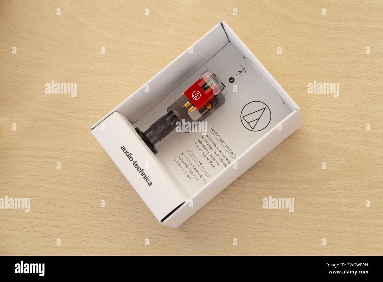new red audio-technica VMN 40ML pickup without headshell in packaging ...