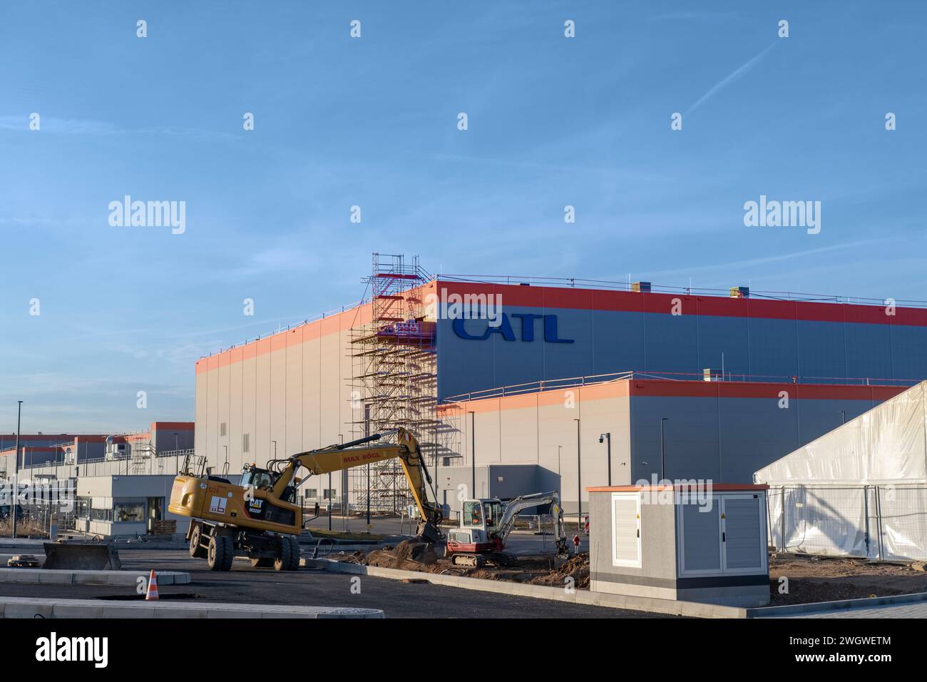 new building Chinese battery maker Contemporary Amperex Technology CATL ...