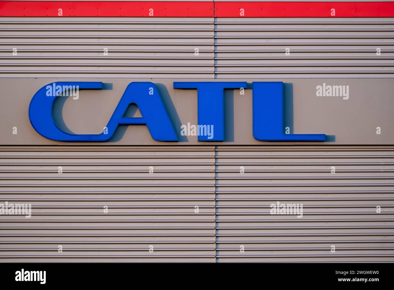 Advertising logo CATL Contemporary Amperex Technology Co. Limited ...