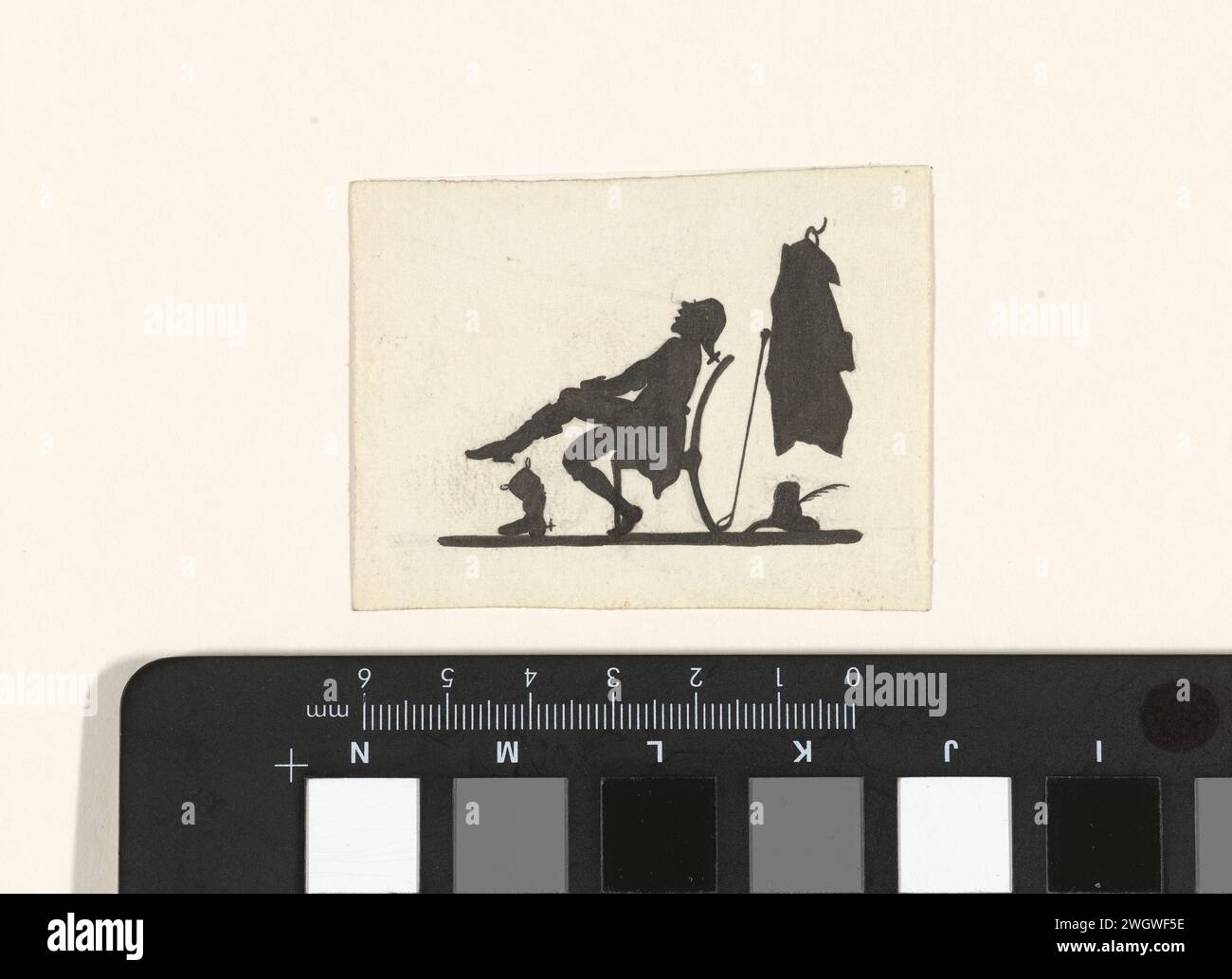 Design for illustration for Holland stands a house: silhouette of the ...