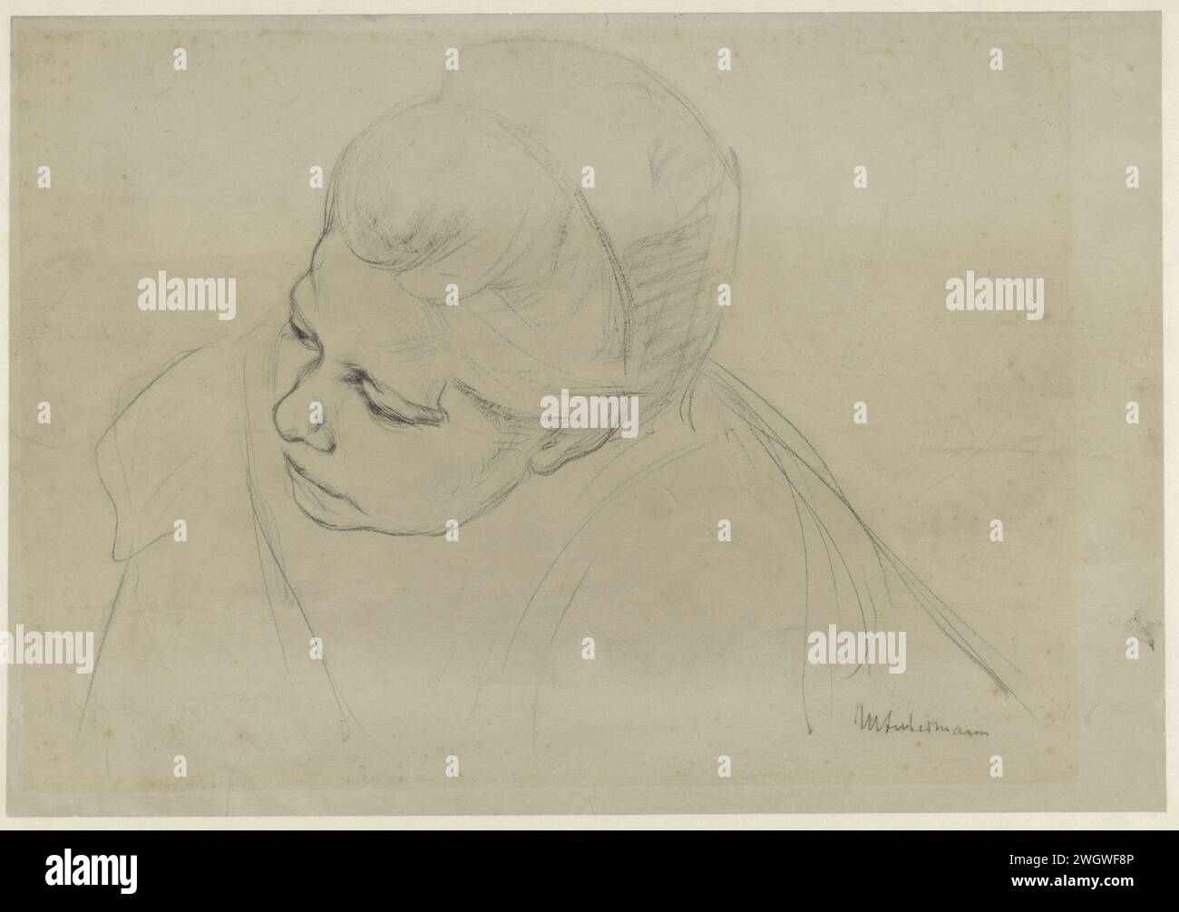 Drawing by max liebermann hi-res stock photography and images - Alamy