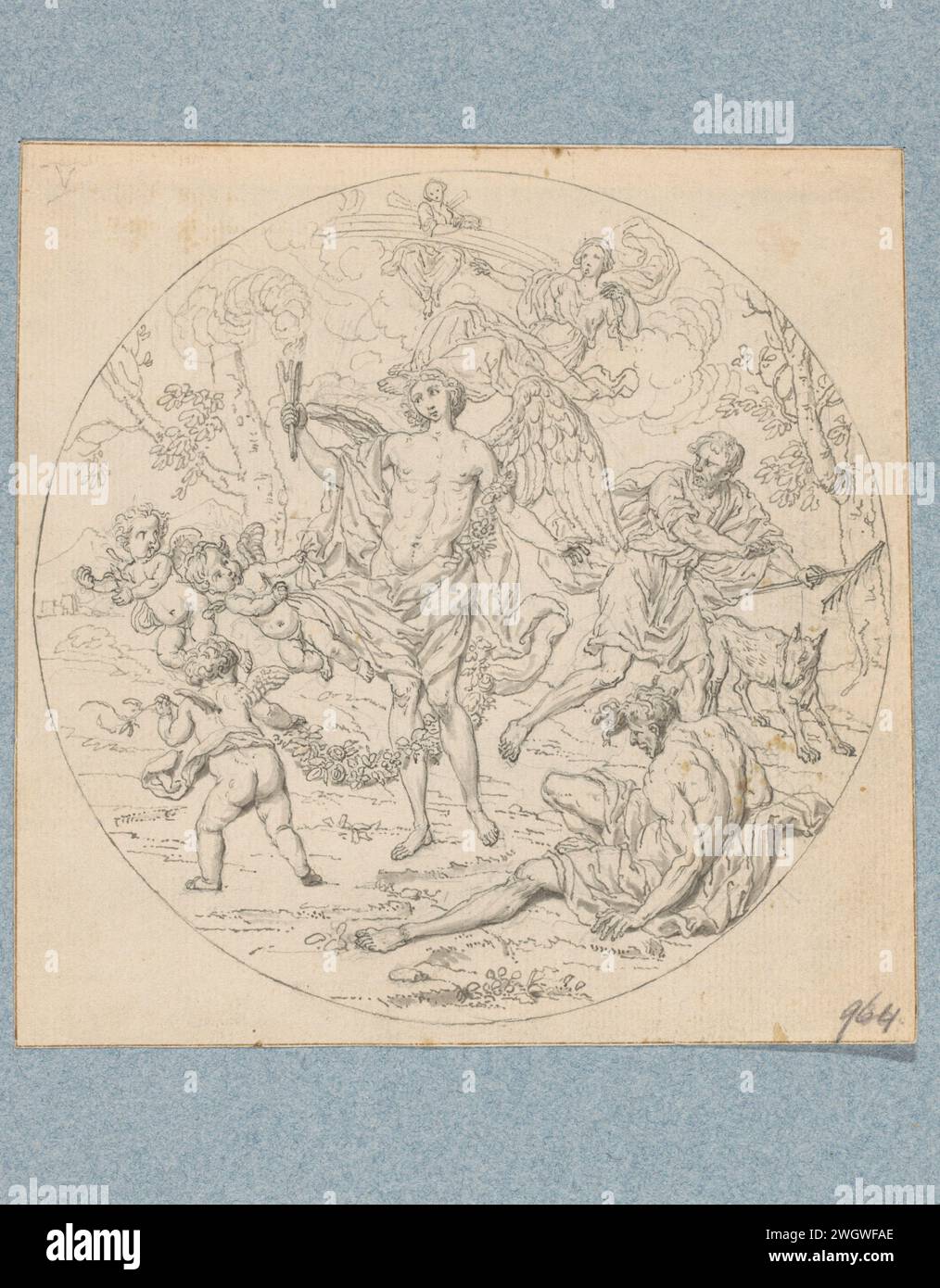 Hymenaeus, pulled through by Eroten, displaces self -tan and passes the ...