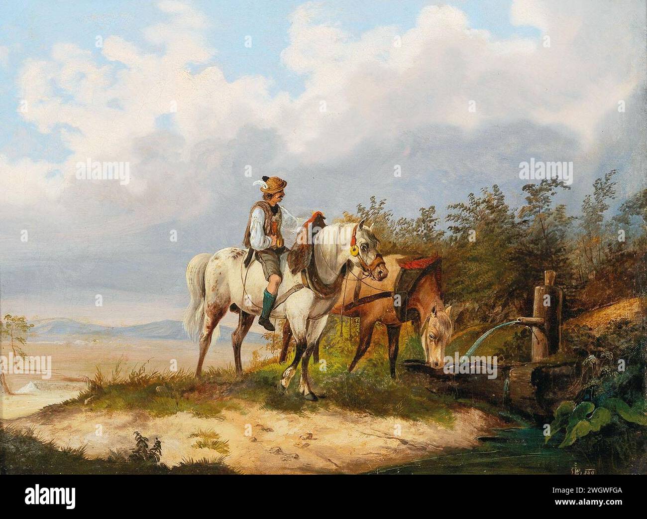 Reiter mit pferden hi-res stock photography and images - Alamy