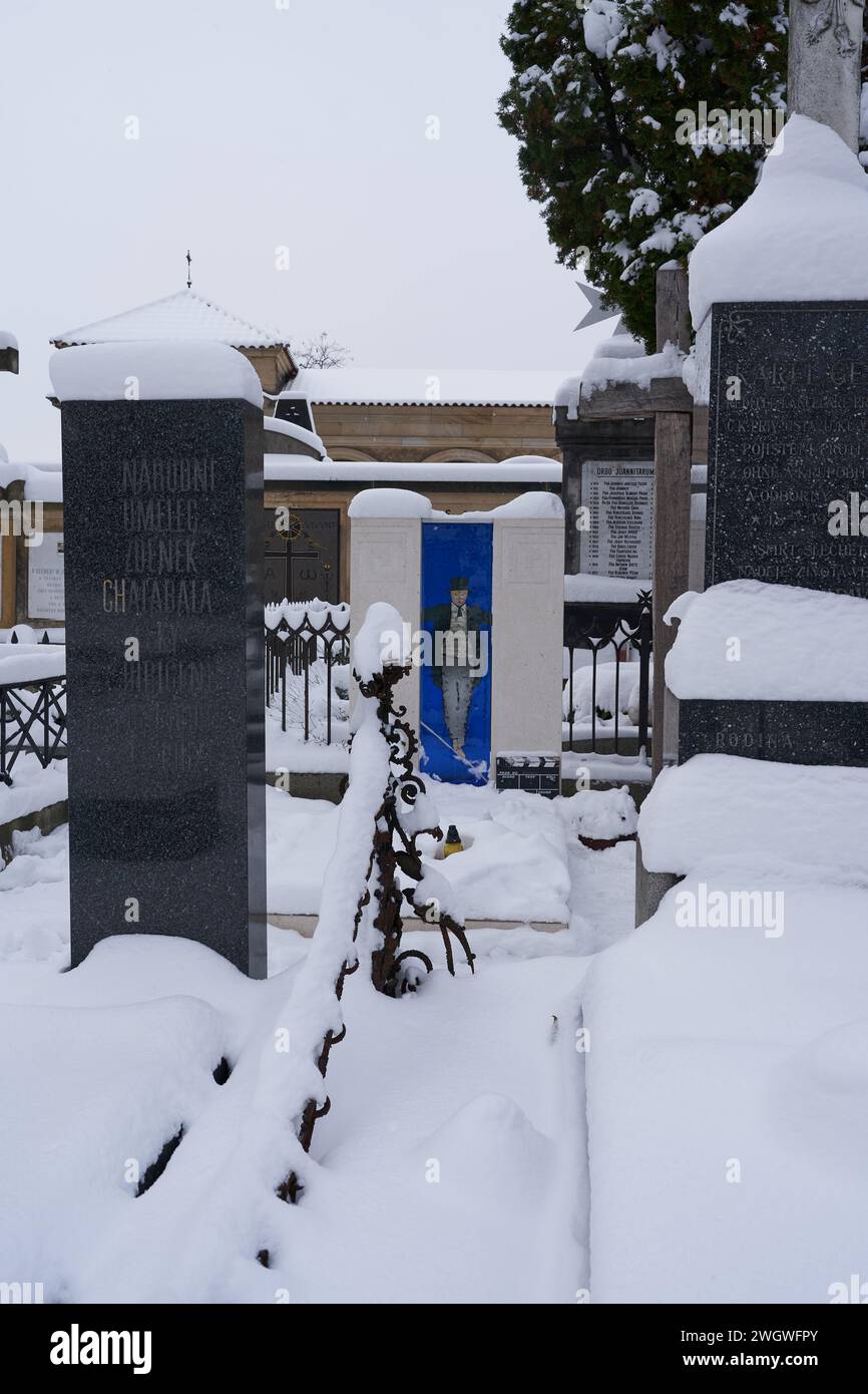 Prague, Czech Republic - December 3, 2023 - Winter in Prague city. The ...