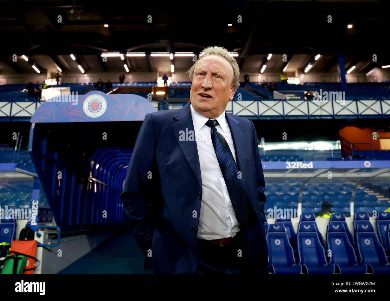 Aberdeen manager Neil Warnock arrives ahead of the cinch Premiership ...