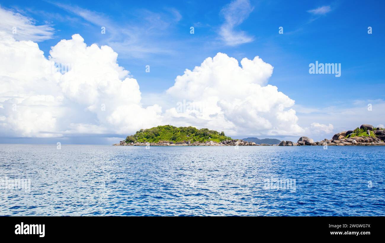 Beautiful landscape of the Similan Islands in Thailand - most famous ...