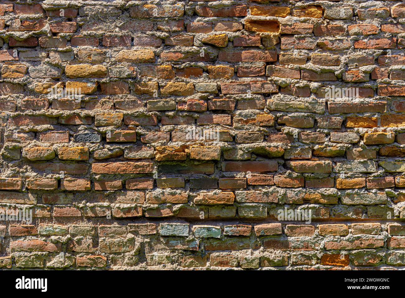 Rustic brick wall. Background Stock Photo - Alamy