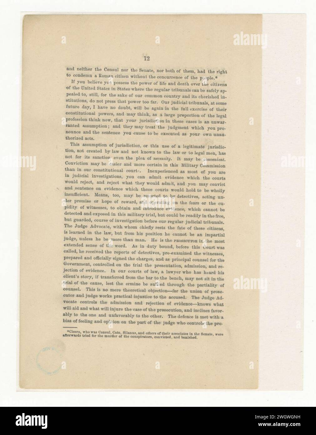 Argument of Thomas Ewing, Jr., on the Jurisdiction and on the Law and ...