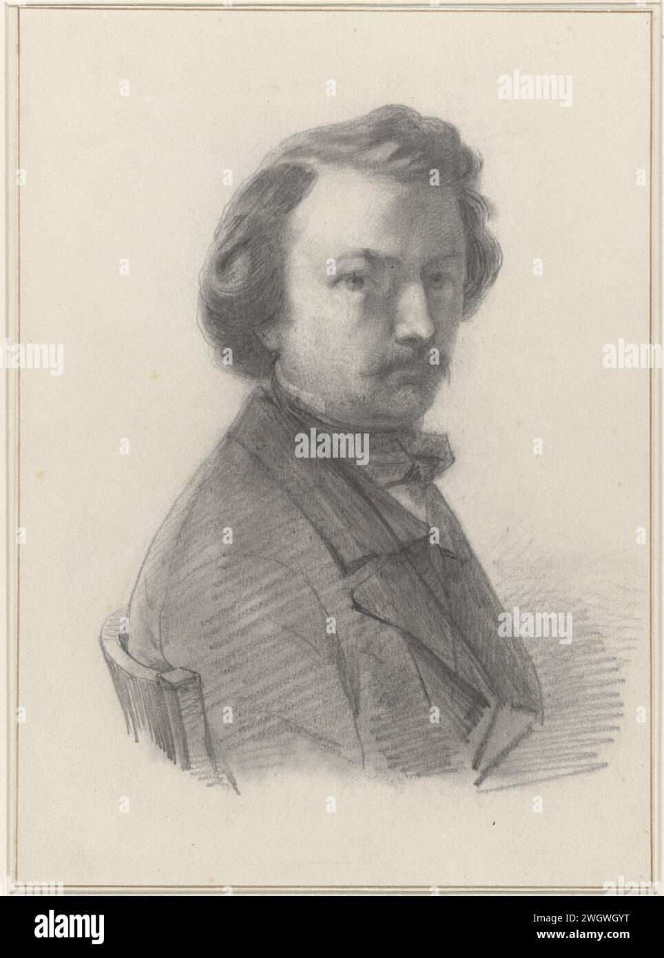 Self -portrait of Petrus Marius Molijn, Petrus Marius Molijn, 1829 ...
