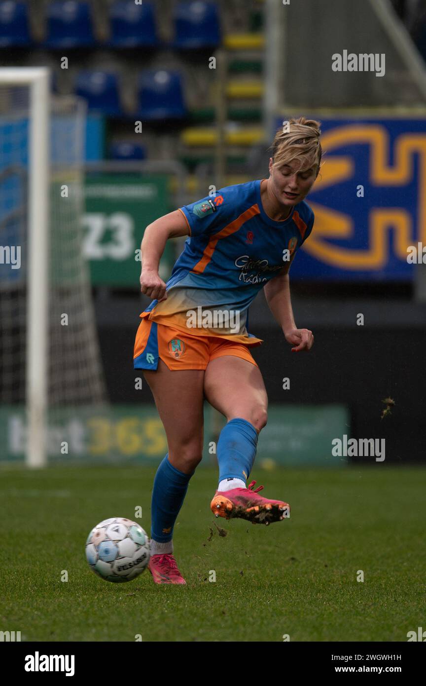 Lobke Loonen (ADO Den Haag) during the Azerion Vrouwen Eredivisie match ...