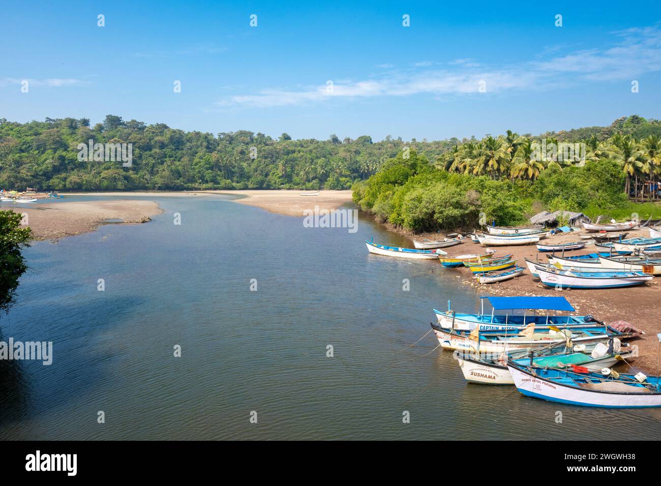 Goa india aerial view hi-res stock photography and images - Alamy