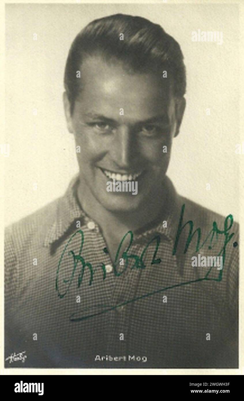 Aribert Mog by Gregor Harlip Stock Photo - Alamy