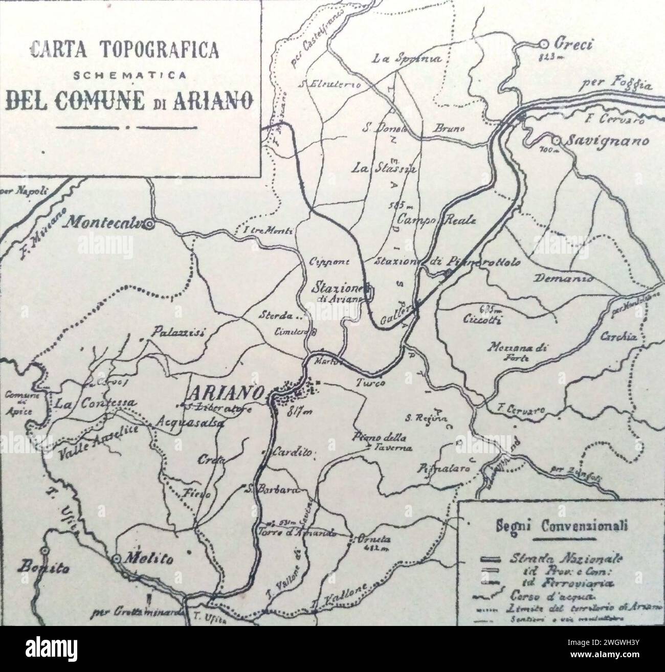 Puglia map hi-res stock photography and images - Alamy