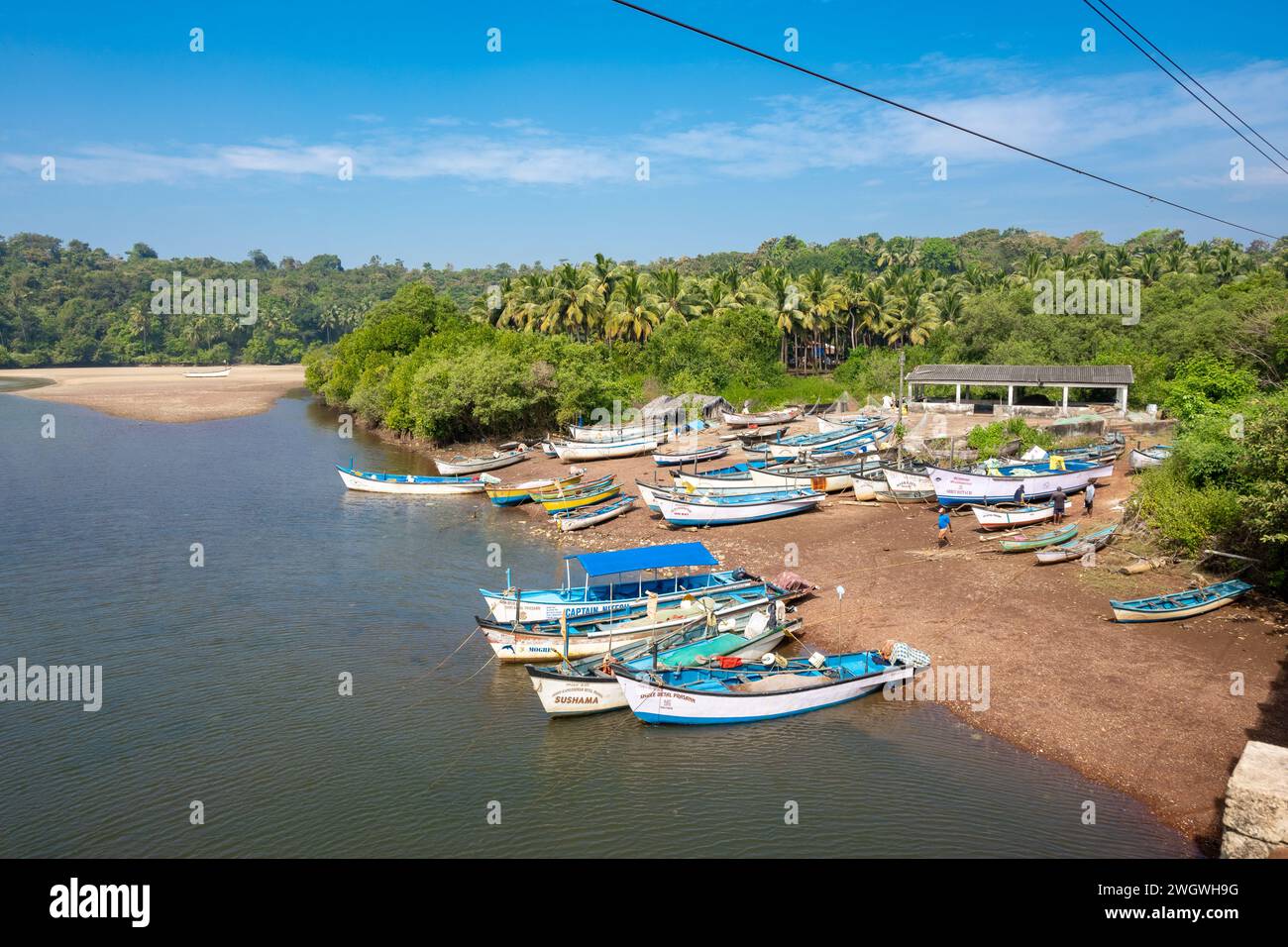 Goa india aerial view hi-res stock photography and images - Alamy