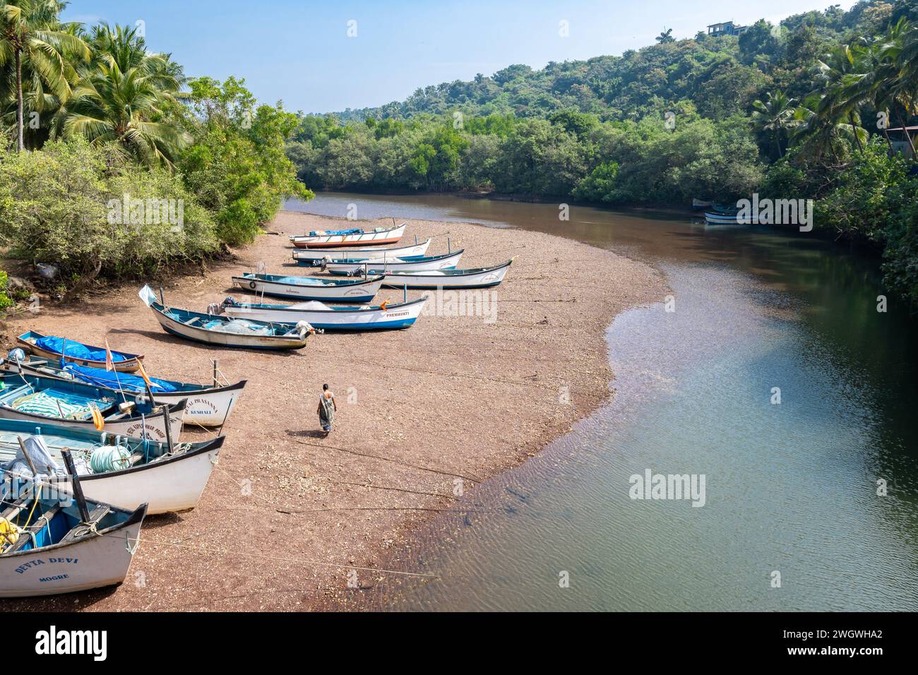 Goa india aerial view hi-res stock photography and images - Alamy