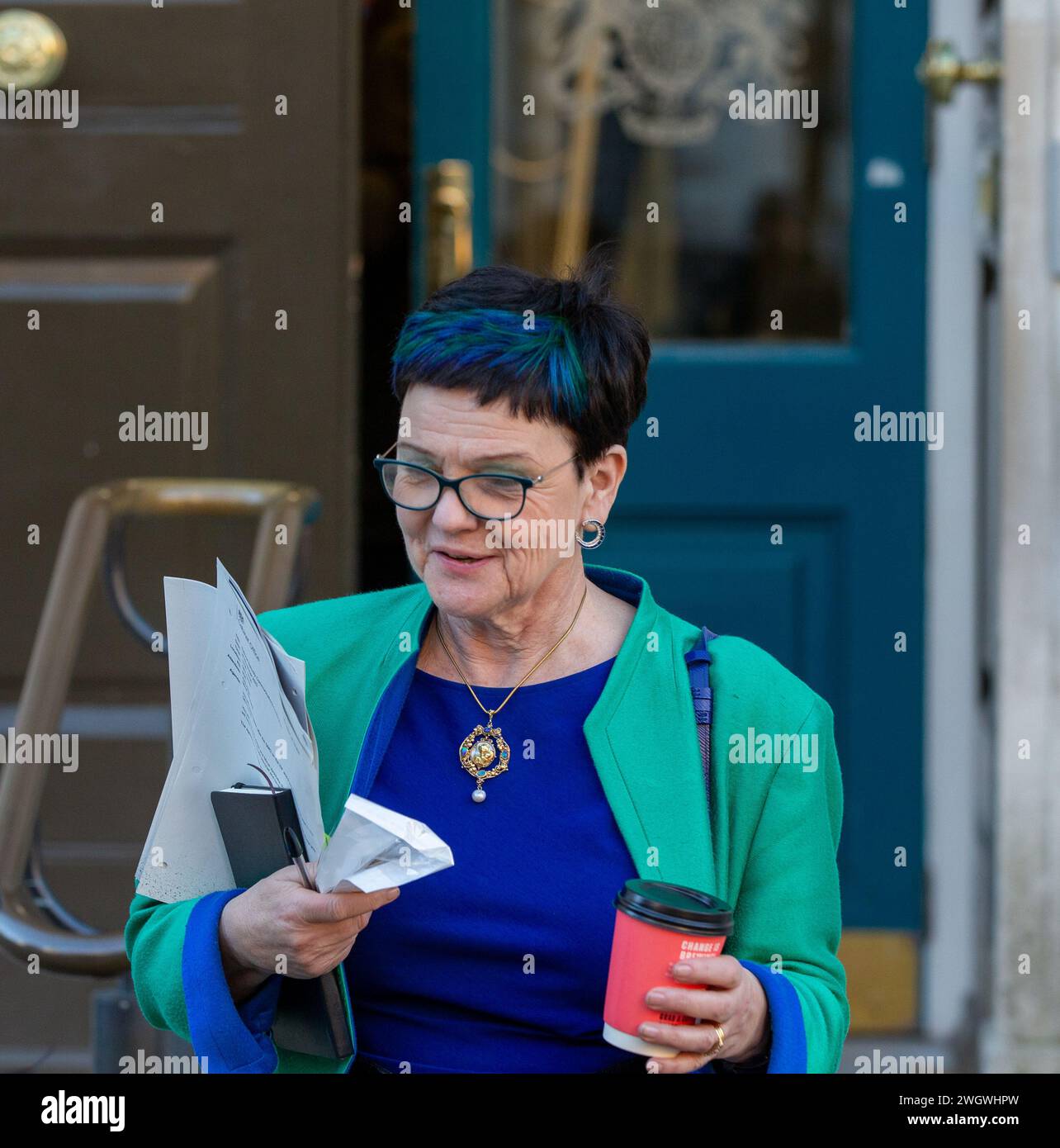 London, UK, Baroness Lucy Neville Rolfe is seen in Whitehall ...