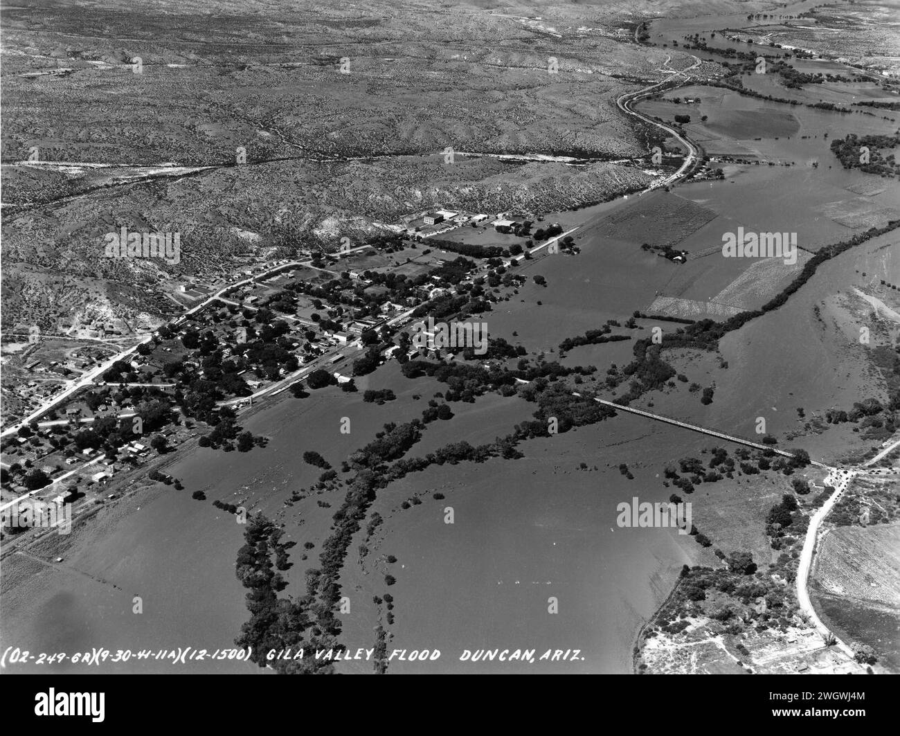 Arizona - Duncan through Gila Bend Stock Photo - Alamy