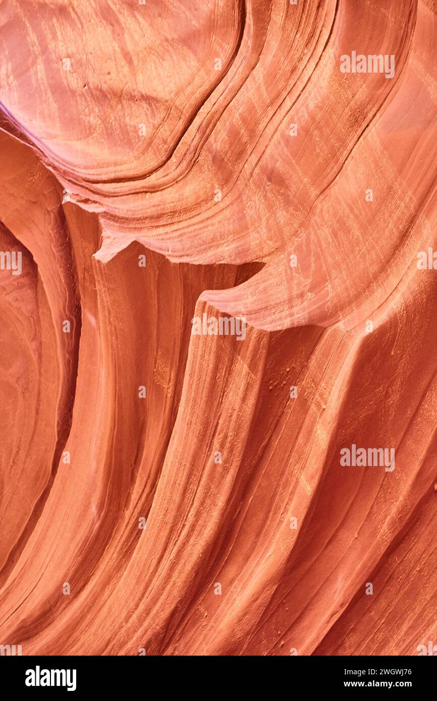 Red Sandstone Waves in Antelope Canyon, Arizona Stock Photo - Alamy