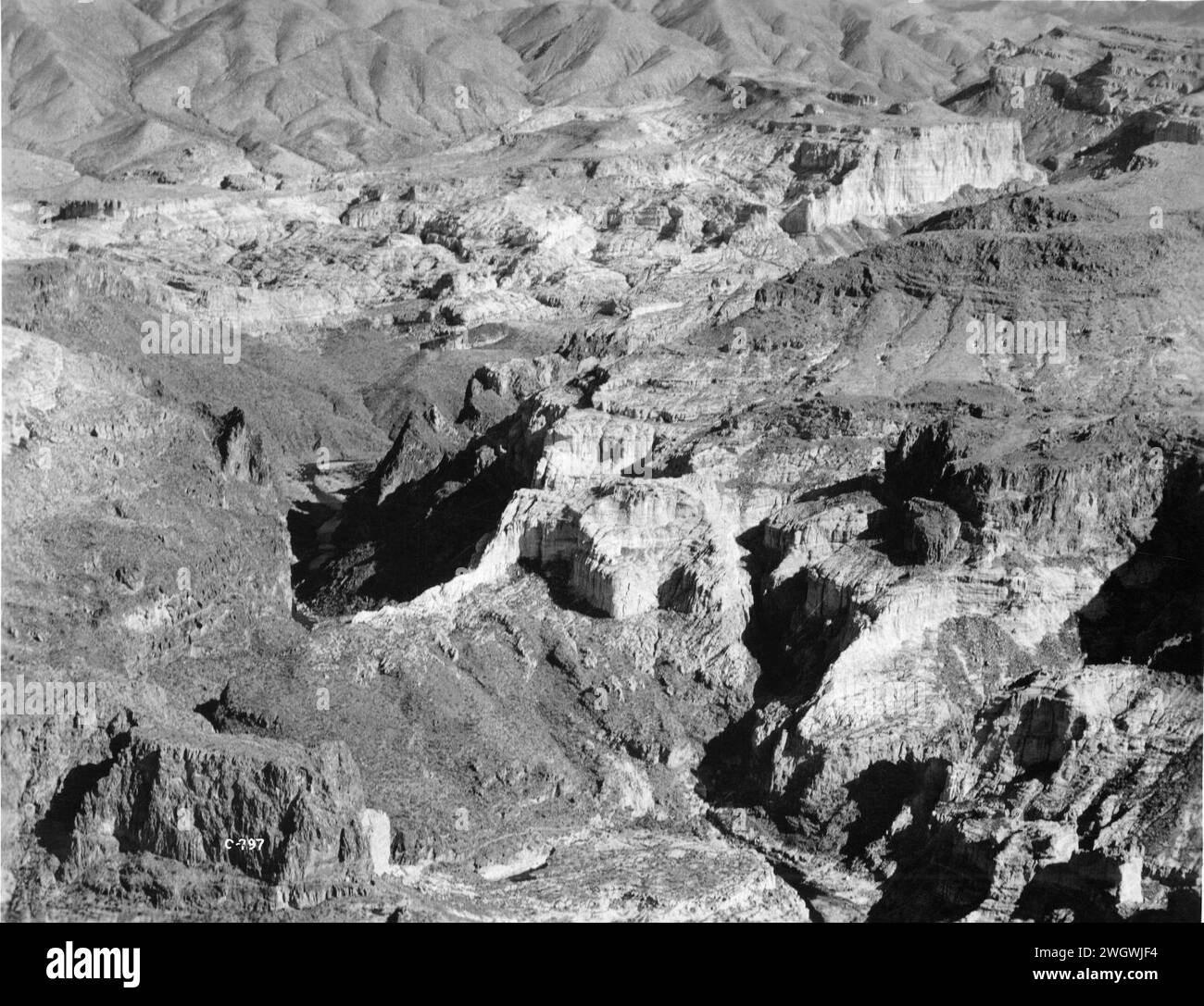 Arizona - Horse Mesa Dam Site through Hotevilla Stock Photo - Alamy