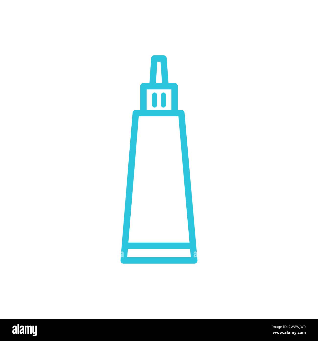 Blue stick glue Stock Vector Images - Alamy