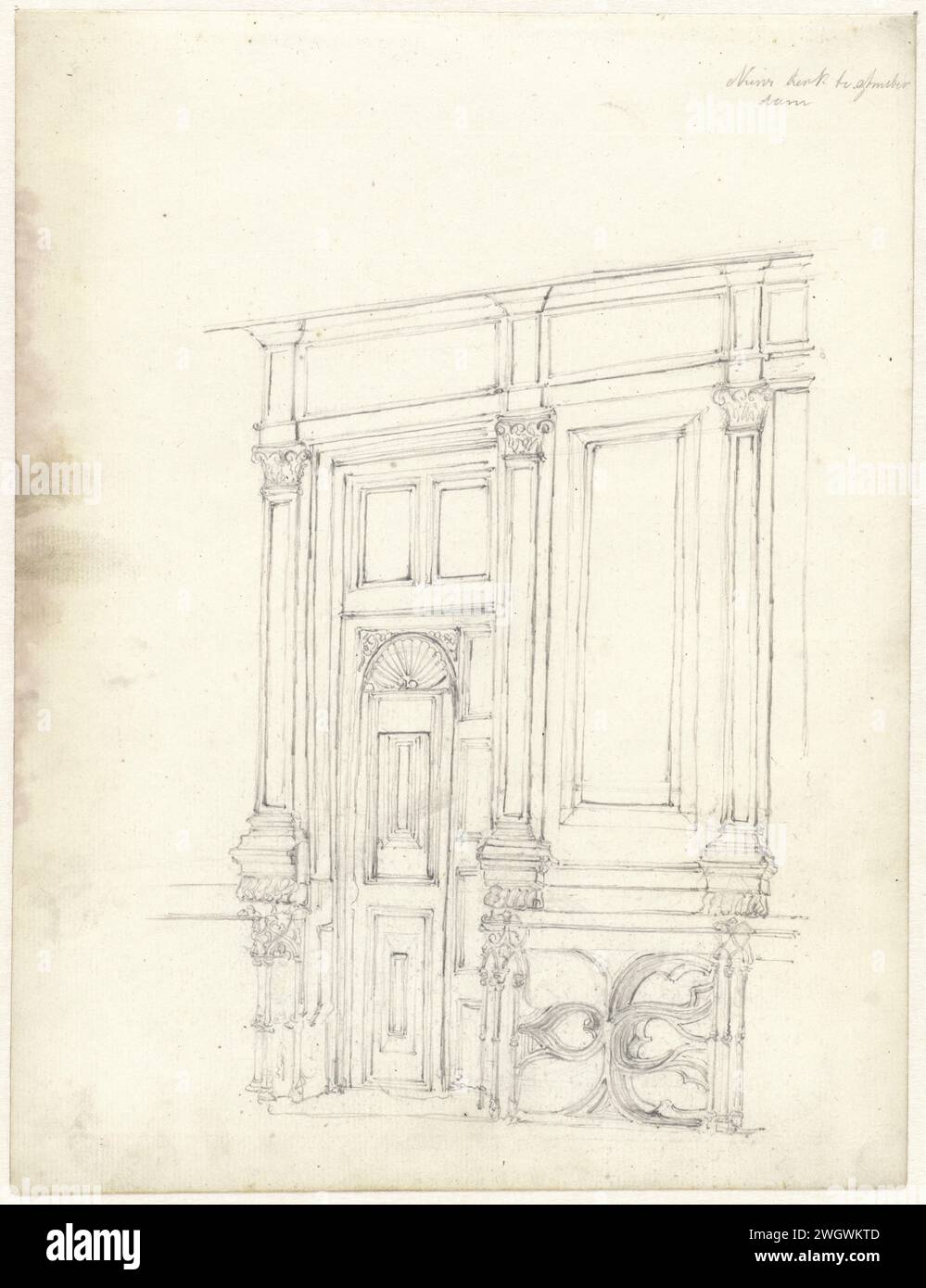 Door In the closing of the Drapaarters Chapel in the Nieuwe Kerk in ...