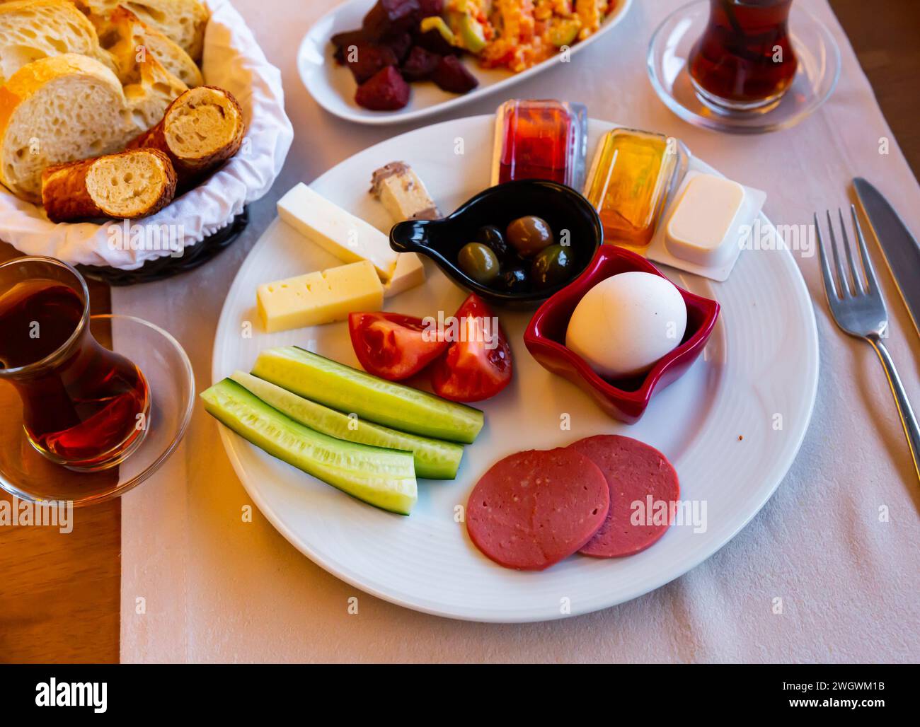 Delicious halal breakfast hotel hi-res stock photography and images - Alamy