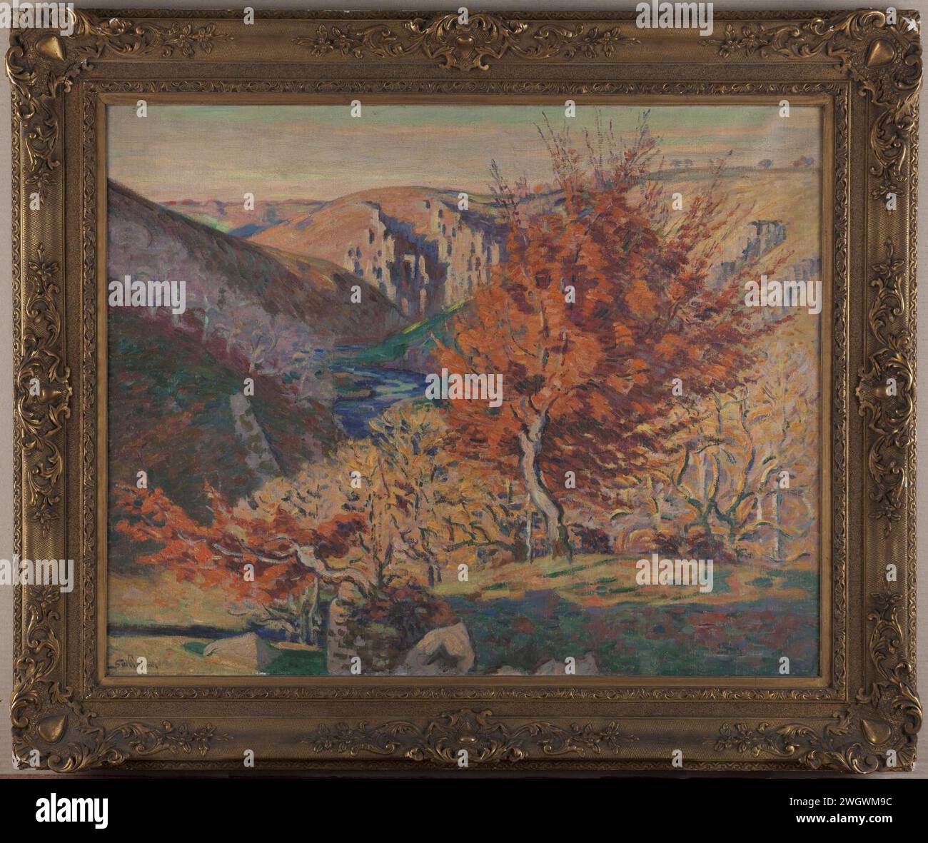 Armand Guillaumin - Paysage, le rocher de la Fileuse Stock Photo - Alamy