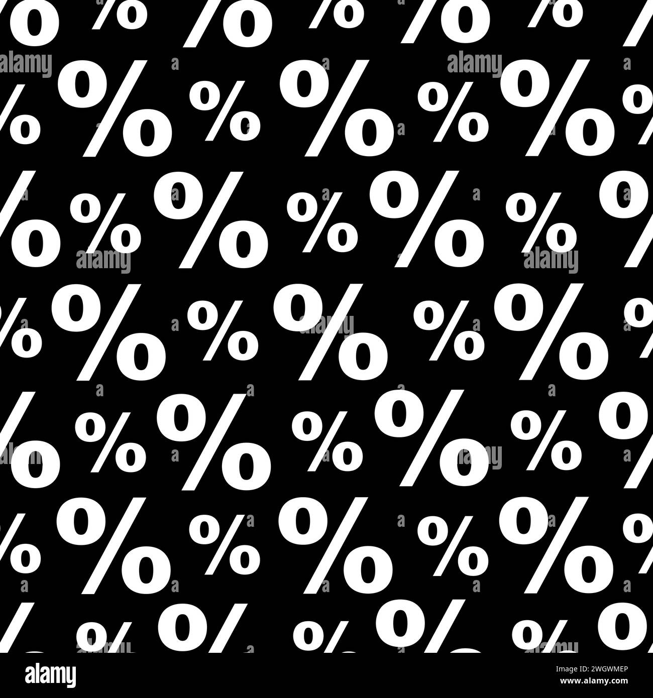 Percent sign for discount sale advert seamless fabric design pattern ...