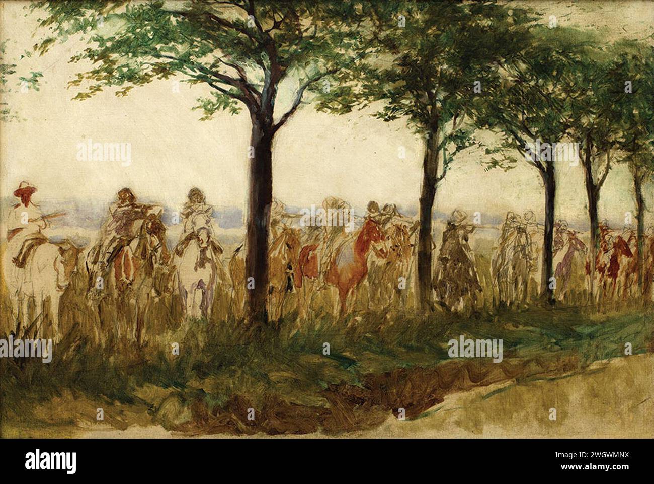 Armando Menocal - Caballería mambisa (boceto Stock Photo - Alamy