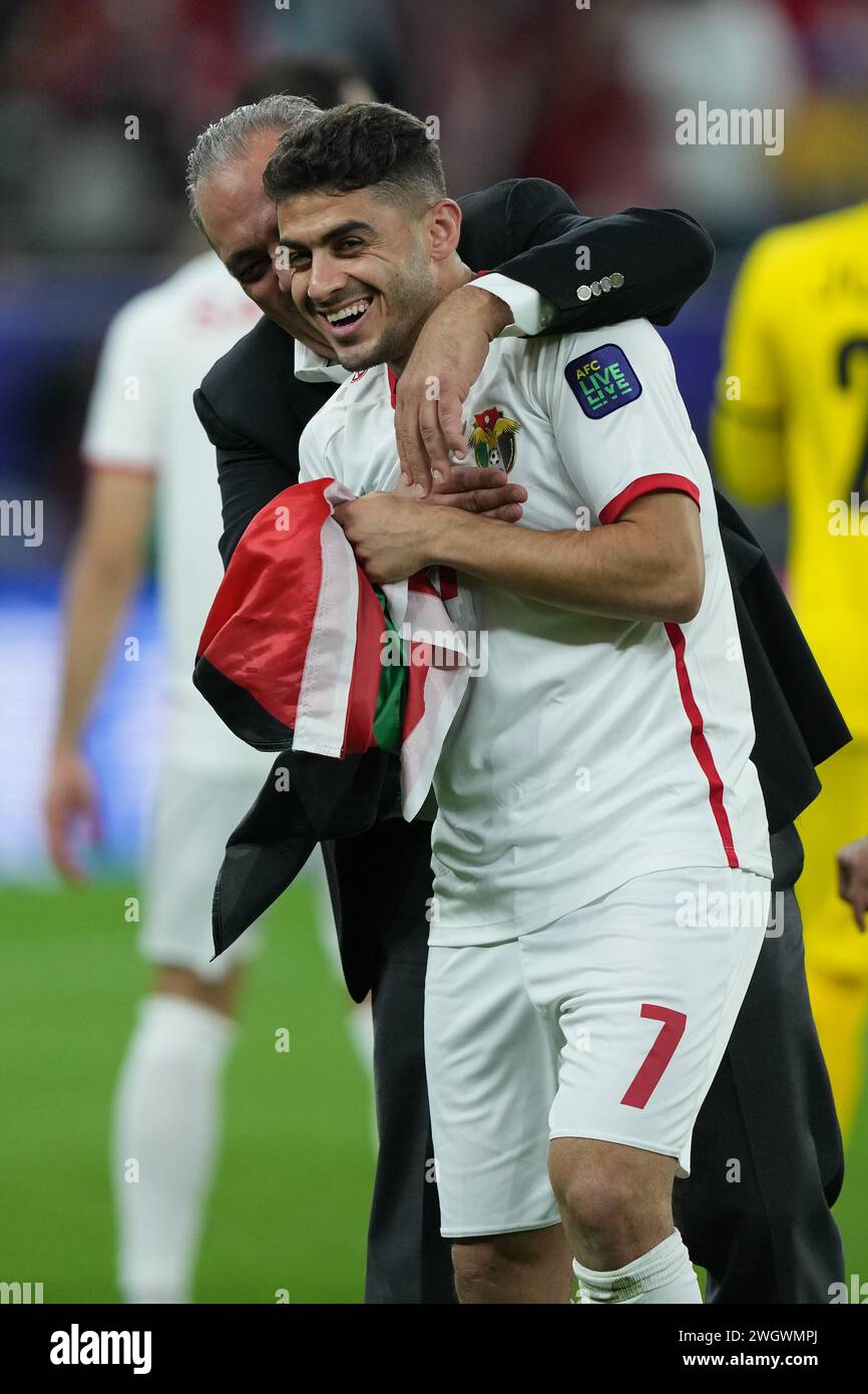 Doha, Qatar. 06th Feb, 2024. DOHA, QATAR - FEBRUARY 06: Mohammad Abu ...