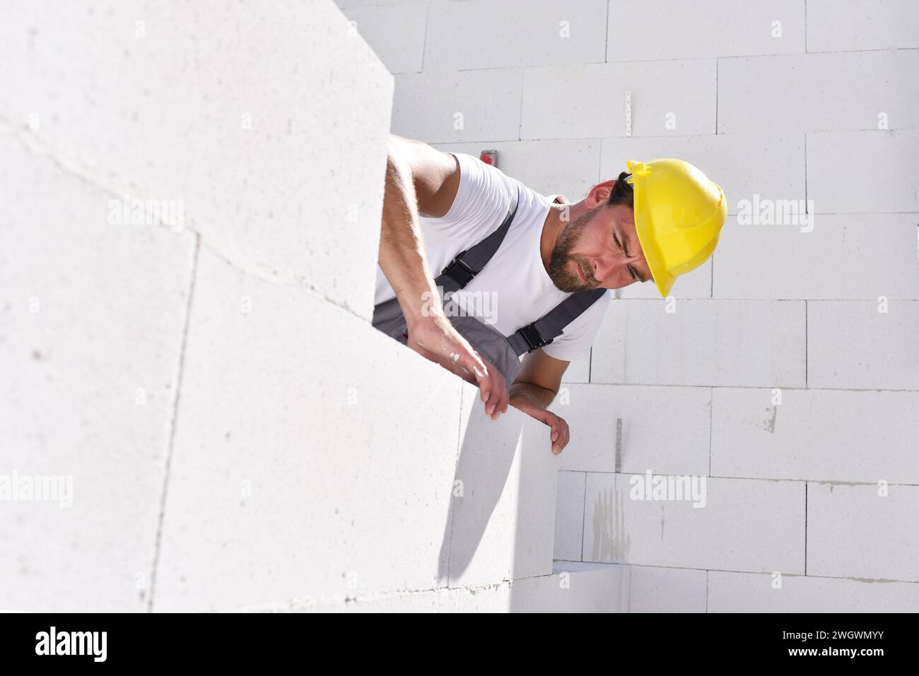 profession construction worker - work on a building site construction ...