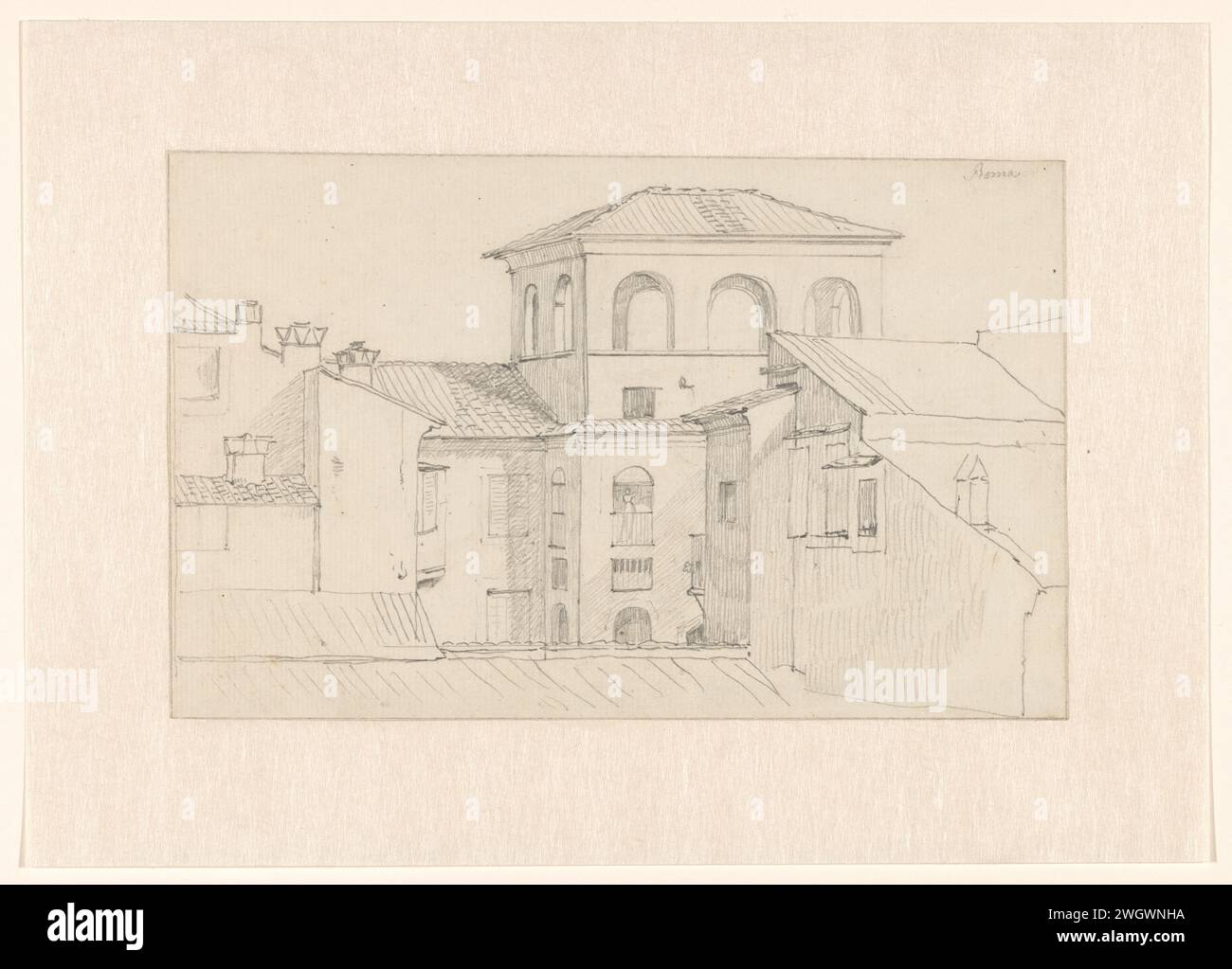 Ancient roman house drawing hi-res stock photography and images - Alamy