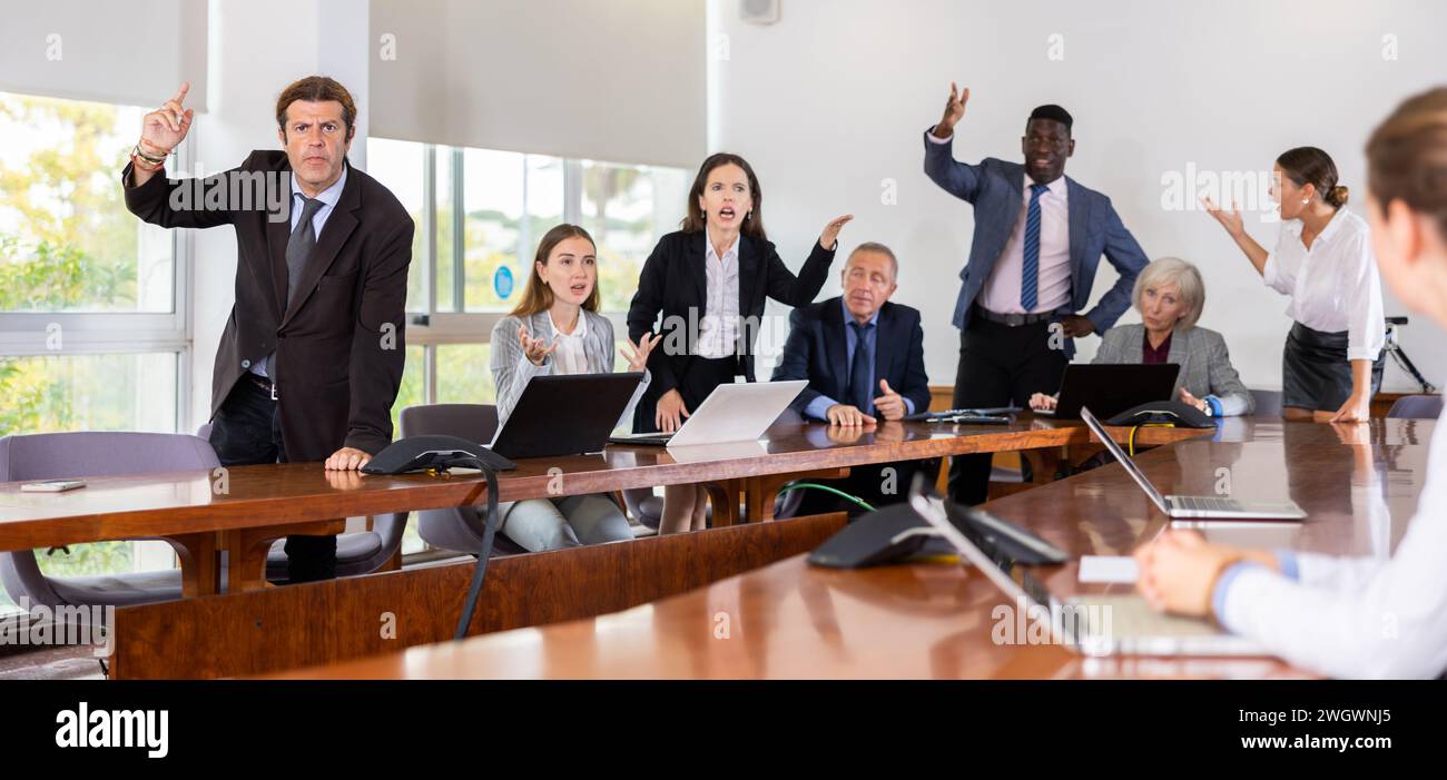 Scene diverse group businesspeople hi-res stock photography and images ...
