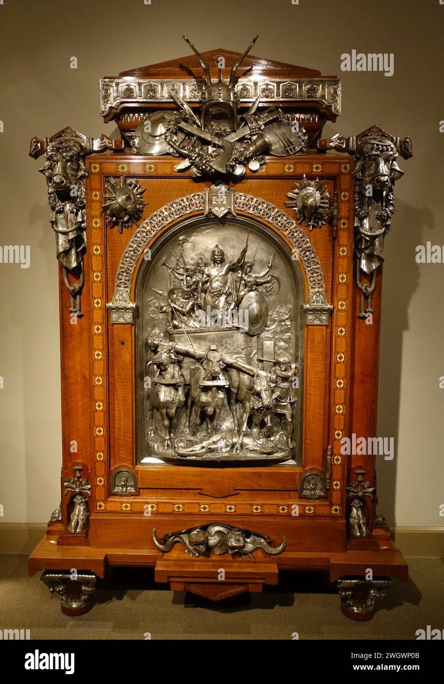 Armoire, France, design by Jean Brandely, woodwork by Charles-Guillaume ...