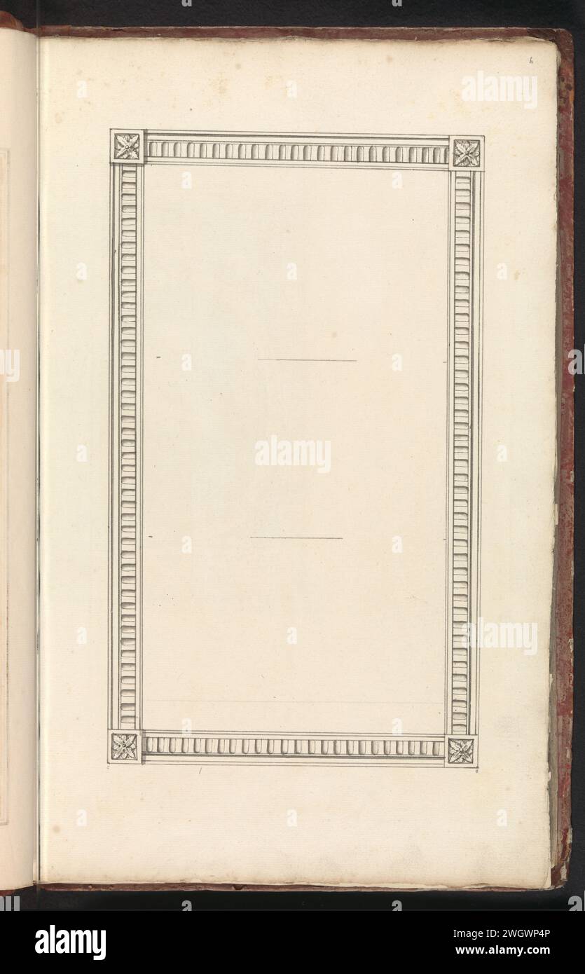 Frame, anonymous, 1809 - 1814 drawing Empty frame. Part of the first ...
