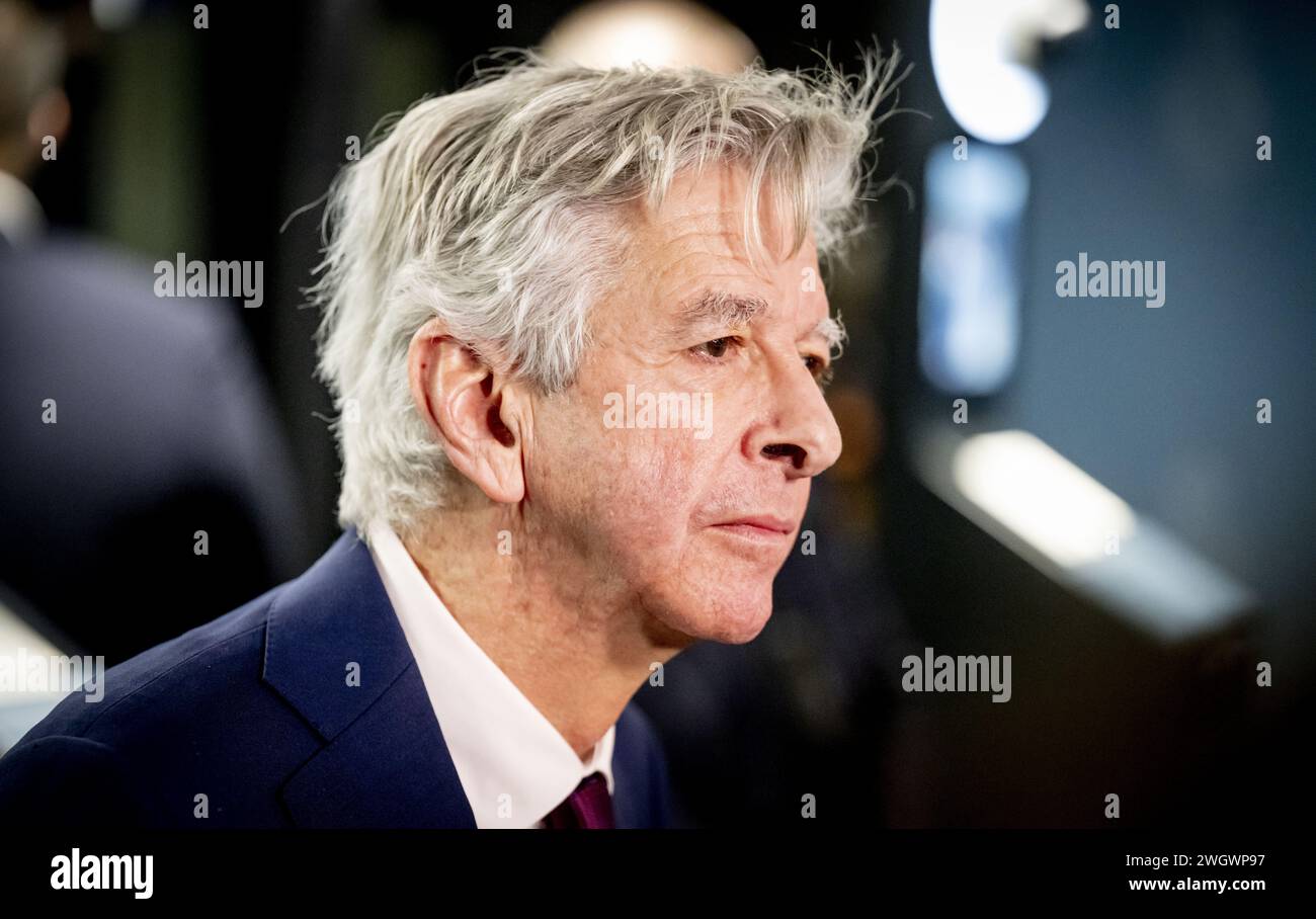 THE HAGUE - Informer Ronald Plasterk speaks to the press in the ...