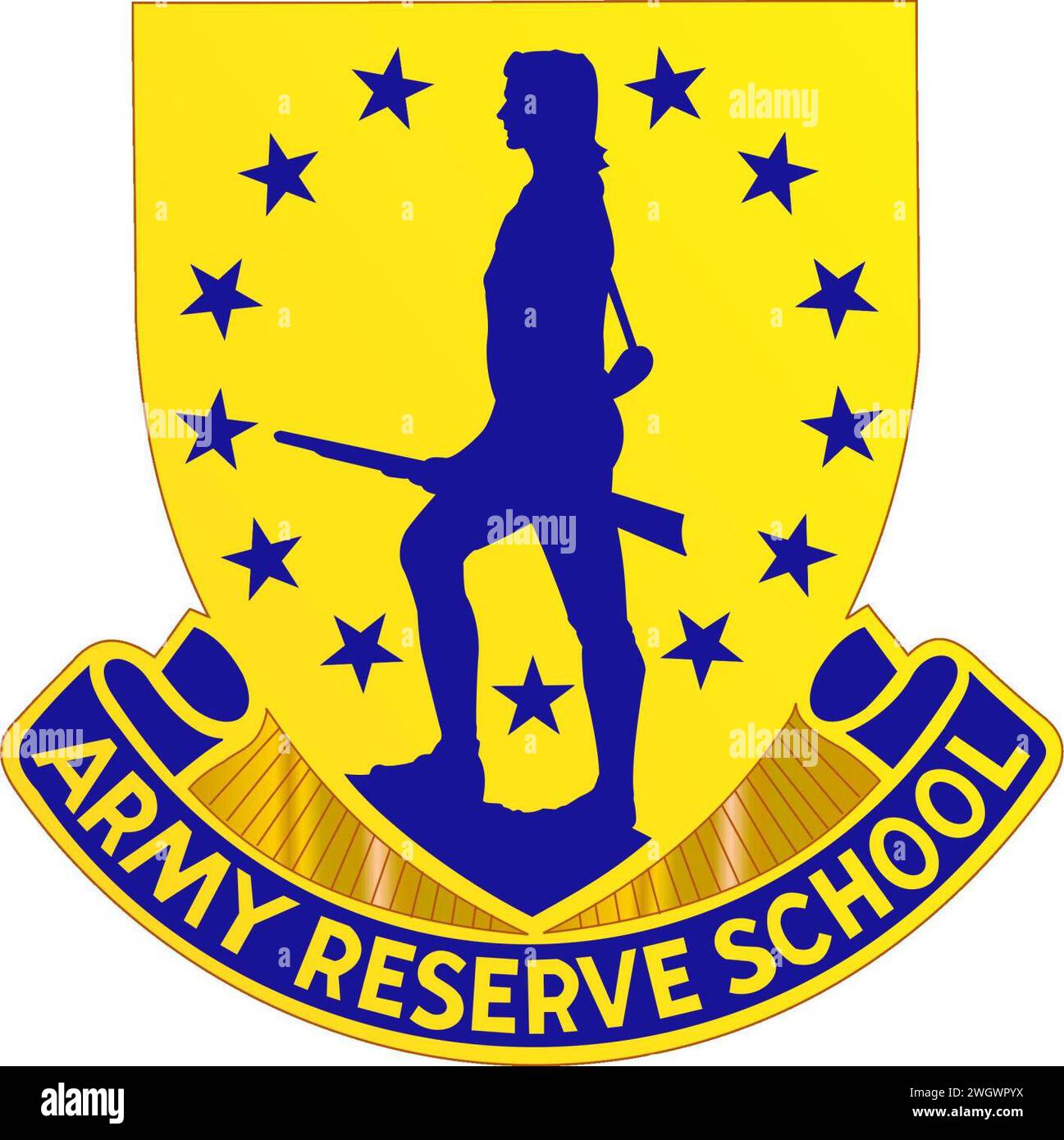Army Reserve Forces Schools DUI (from TIOH Stock Photo - Alamy
