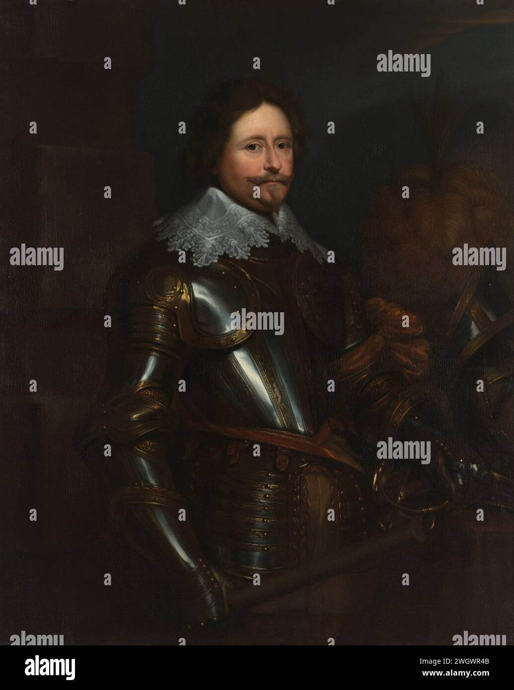 Portrait of the Stadwarden Frederik Hendrik (1584-1647), Prince of ...