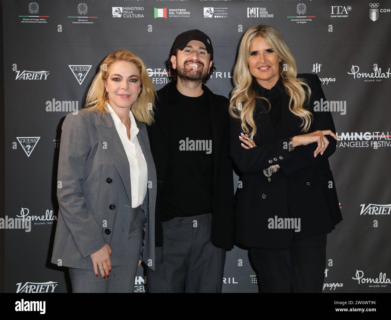 Rome, Italy. 06th Feb, 2024. Rome, Anica headquarters, photocall ...