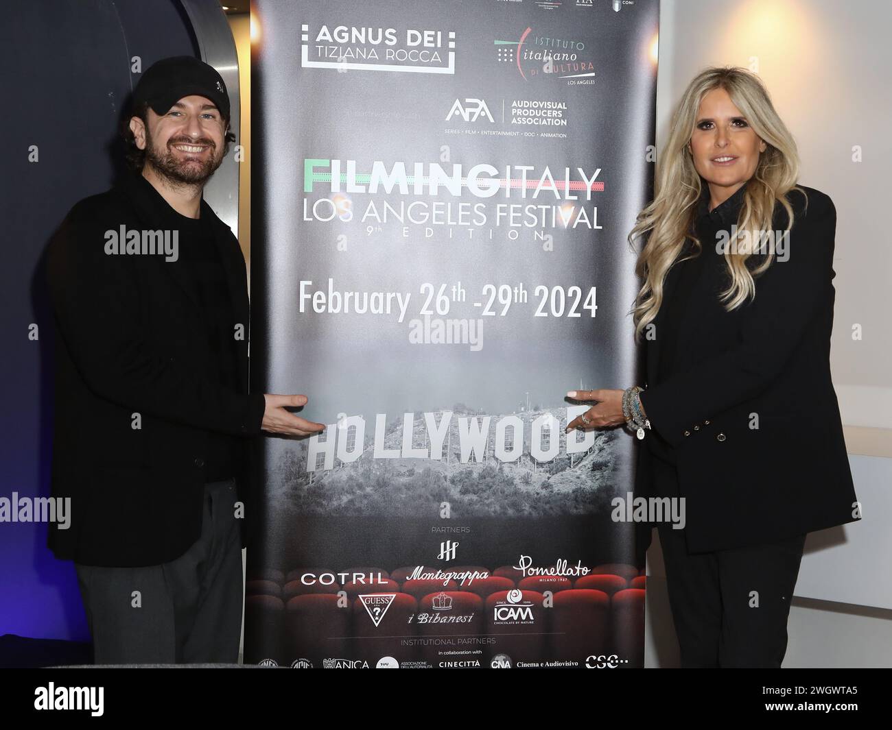 Rome, Italy. 06th Feb, 2024. Rome, Anica headquarters, photocall ...