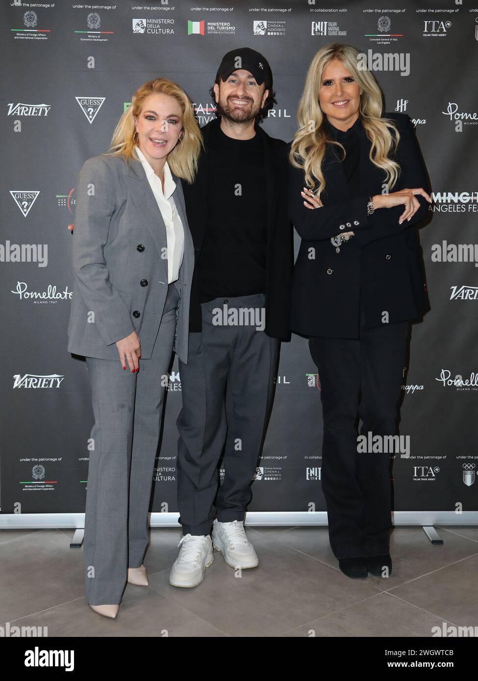 Rome, Italy. 06th Feb, 2024. Rome, Anica headquarters, photocall ...