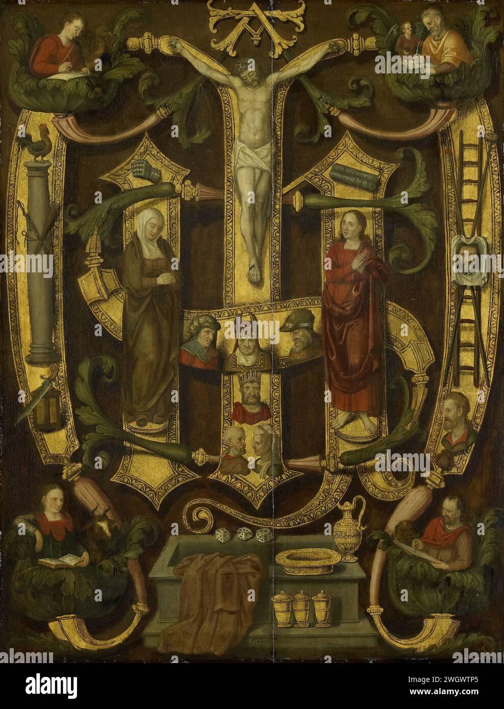Monogram of Christ combined with Instruments of the Passion, anonymous ...