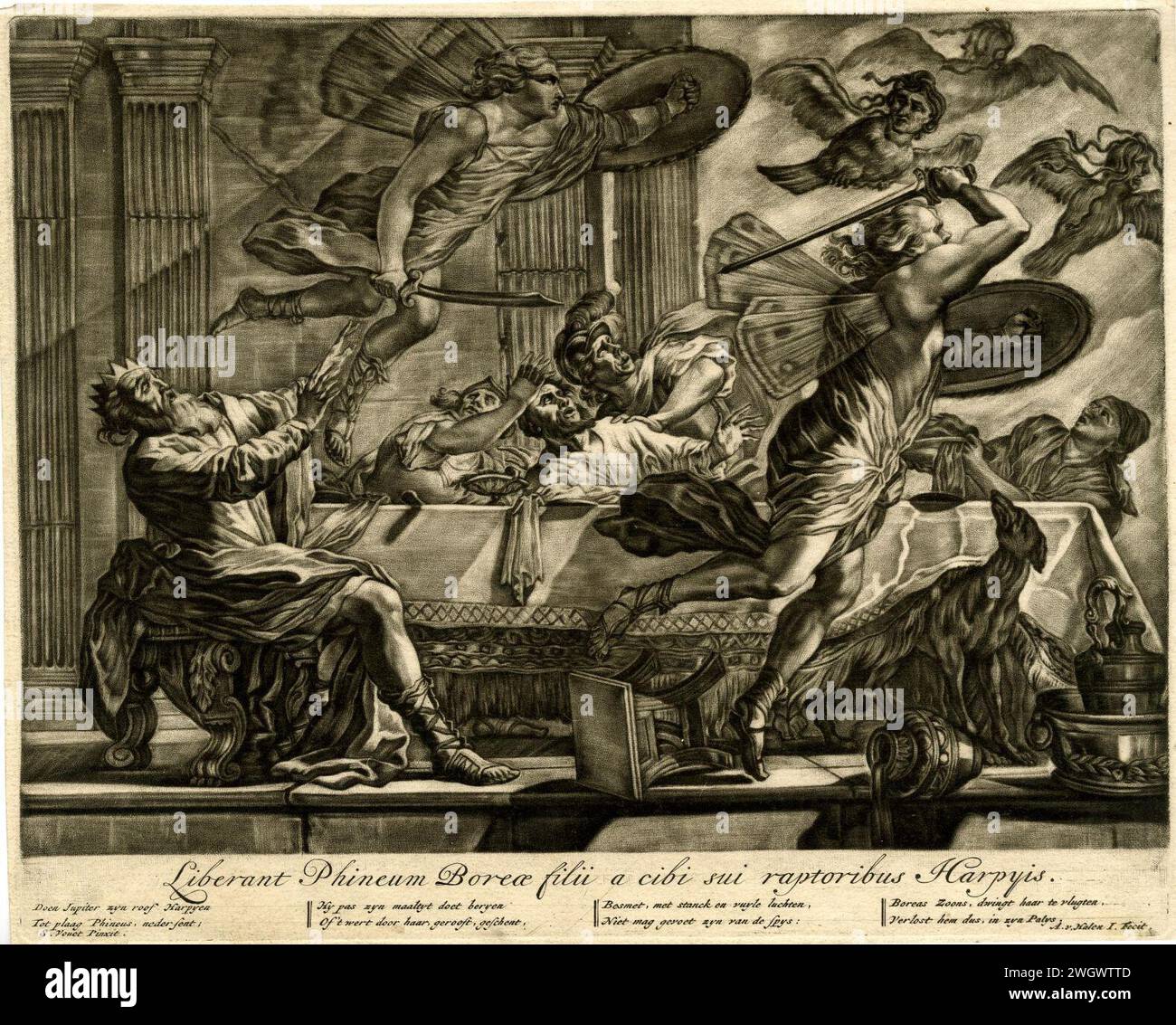 Arnoud van Halen - Phineus and the Harpies Stock Photo - Alamy