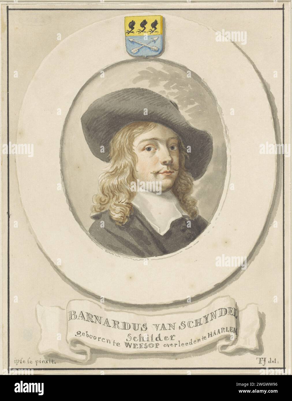 Portrait of Bernardus van Schendel, Tako Hajo Jelgersma, After ...