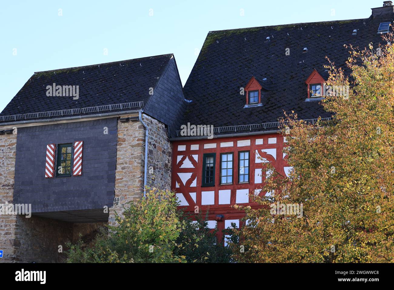 Impressionen aus der Altstadt von Hadamar im Westerwald Stock Photo - Alamy