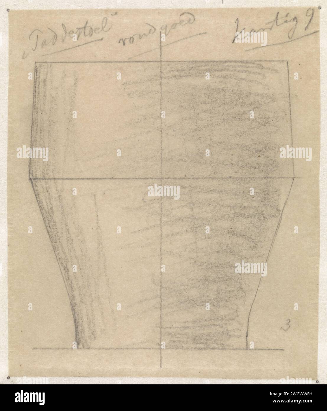 Design for Vase, Theo Colenbrander, 1851 - 1930 drawing Design for a ...
