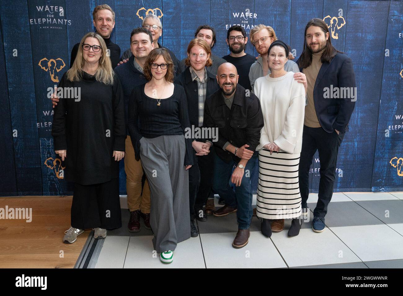 New York, USA. 06th Feb, 2024. Creative team members Shana Carroll ...