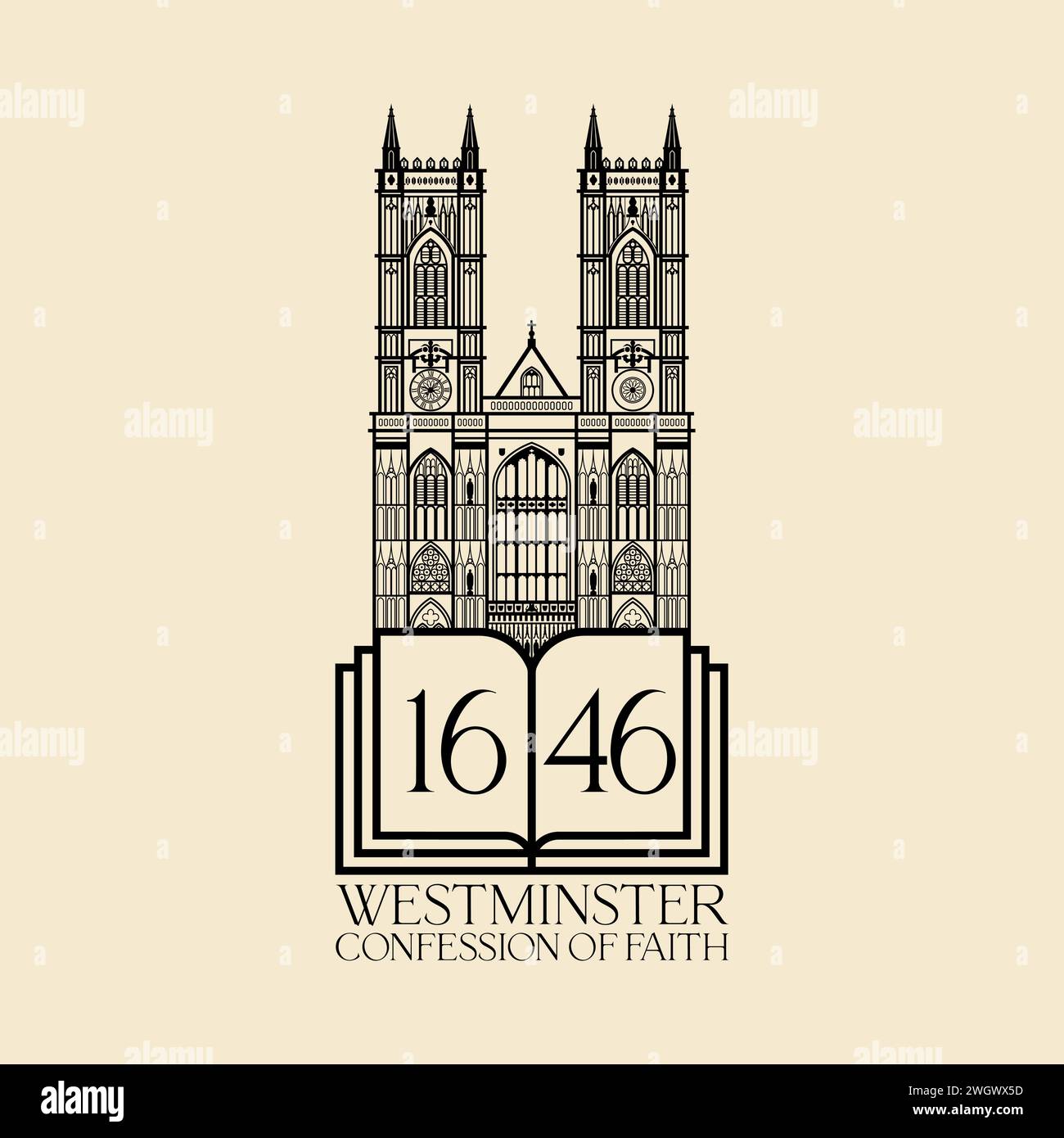 Reformed christian art. 1646 The Westminster Confession of Faith Stock Vector Image & Art - Alamy